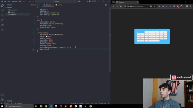 Crea Una Calculadora Funcional Con Javascript Html Y Css Desde Cero