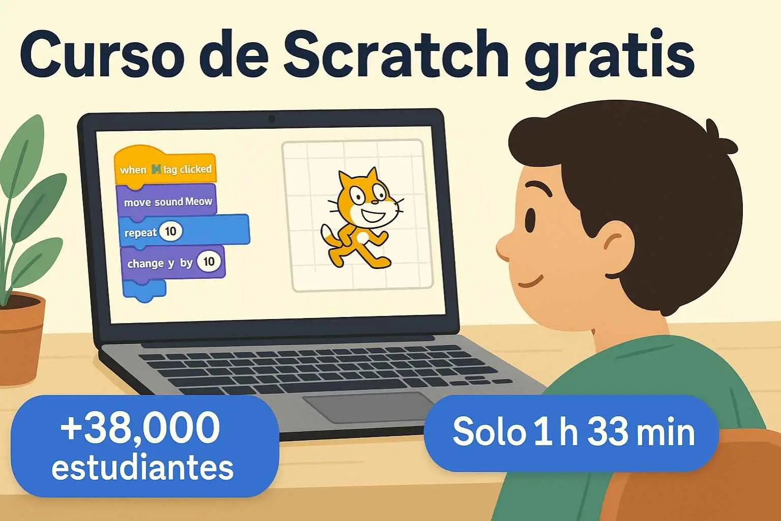 ¿No sabes programar? El curso de Scratch más fácil del mundo ahora está gratis